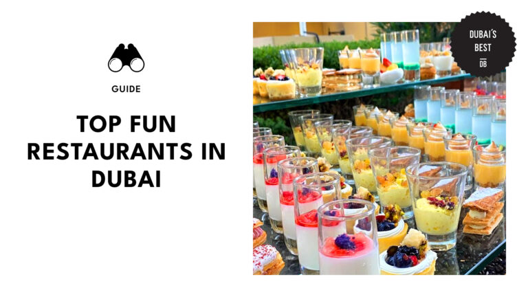10 Fun Restaurants in Dubai That Made Me Smile for 24 Hours