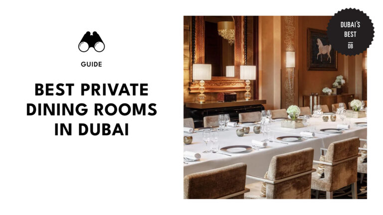 9 Private Dining Rooms in Dubai for Intimate Gatherings (2025)